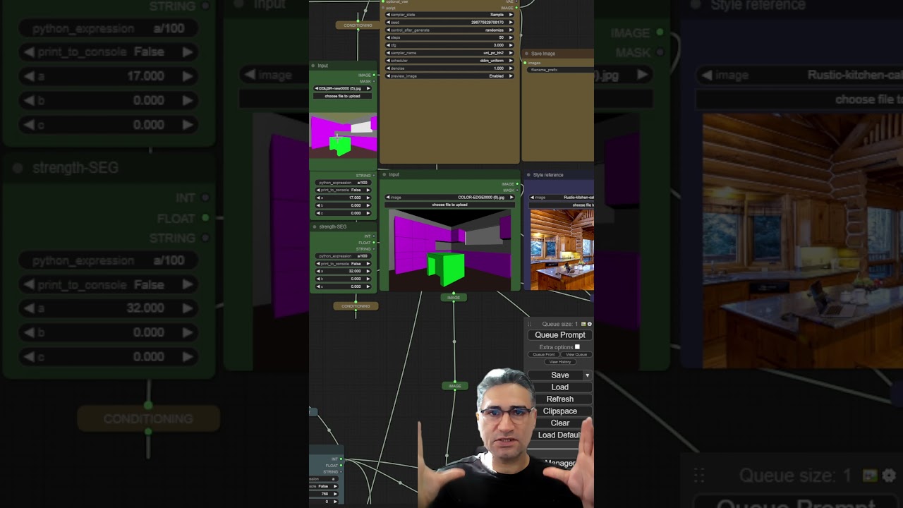 Use Ai Stable Diffusion instead of V-ray or Corona for interior rendering in seconds and free!!