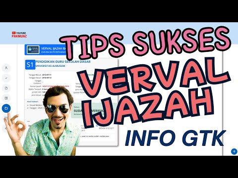 Tips Sukses Verval Ijazah di Info GTK