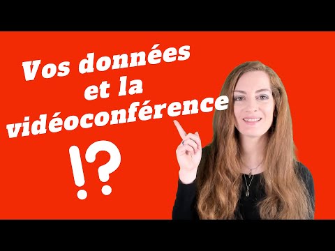 Vos données et la vidéoconférence - RGPD - vos datas, comment sont-elles traitées?