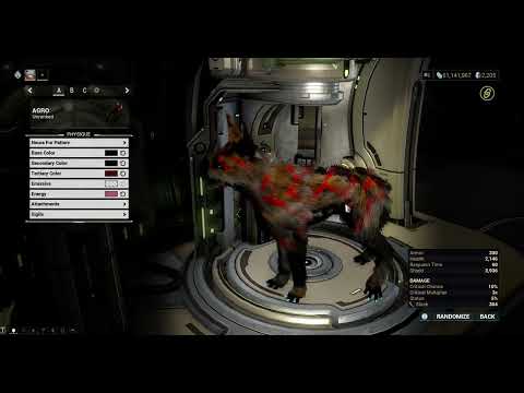 Warframe - Kubrow's Nexus Pattern is Wrong