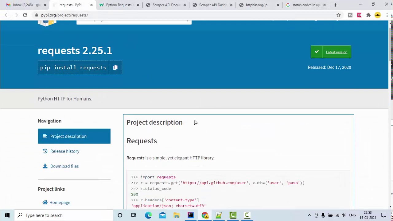 Status Code of API validation using python |Requests Package in Python