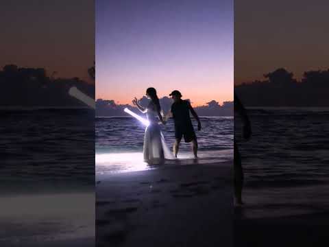 Just another light-painting photography demo at the beach π΄ππ