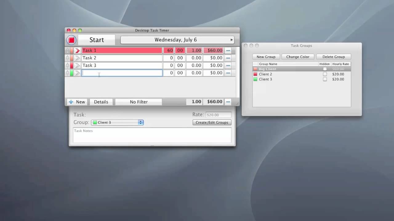 Desktop Task Timer Full Version