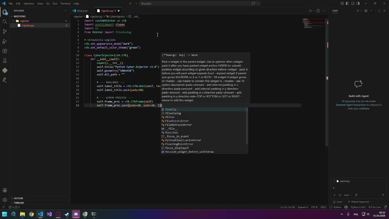 How to code python dll injector 2026 tutorial part 1