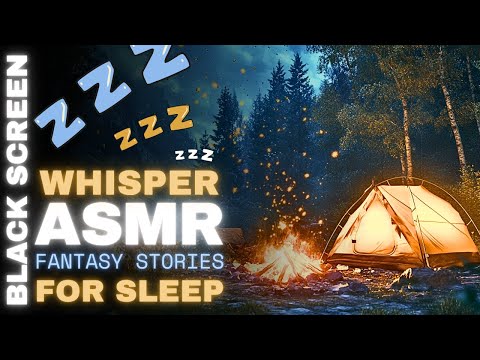 ASMR Fantasy Story for Deep Sleep & Relaxation | The Magical Wizard (Black Screen)