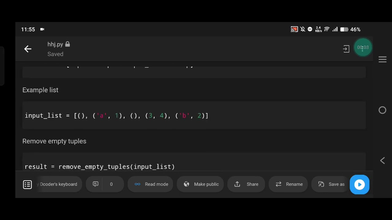 Python | Remove Empty Tuples from a List