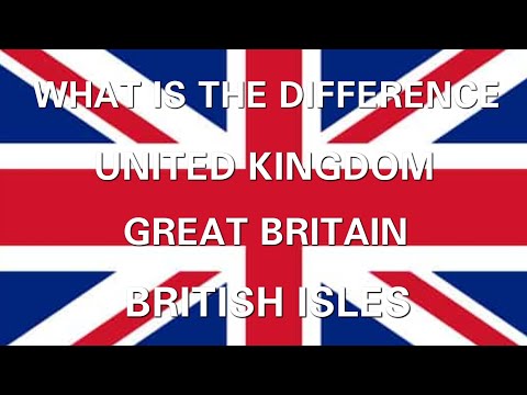 WHAT IS THE DIFFERENCE BETWEEN GREAT BRITAIN, UNITED KINGDOM AND BRITISH ISLES.