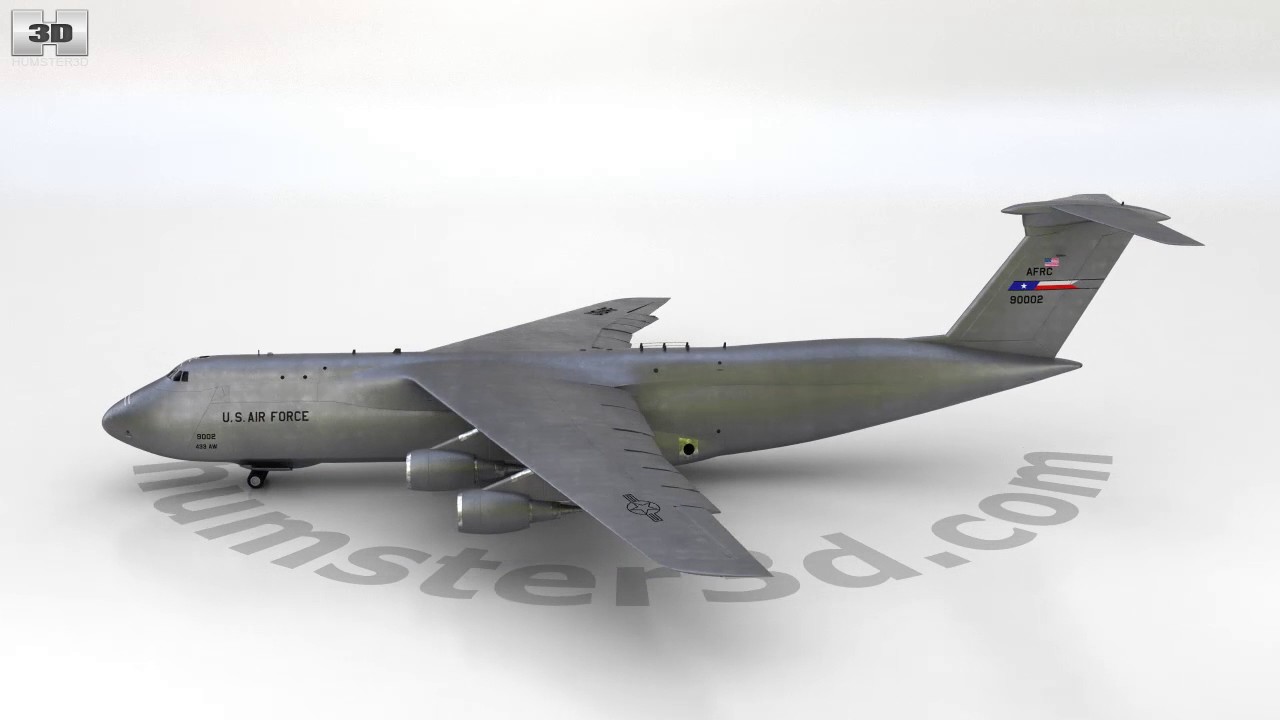 Lockheed C-5 Galaxy 3D model by 3DModels.org