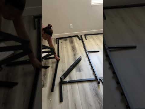 MyDepot Metal Bed Frame Platform with Steel Support