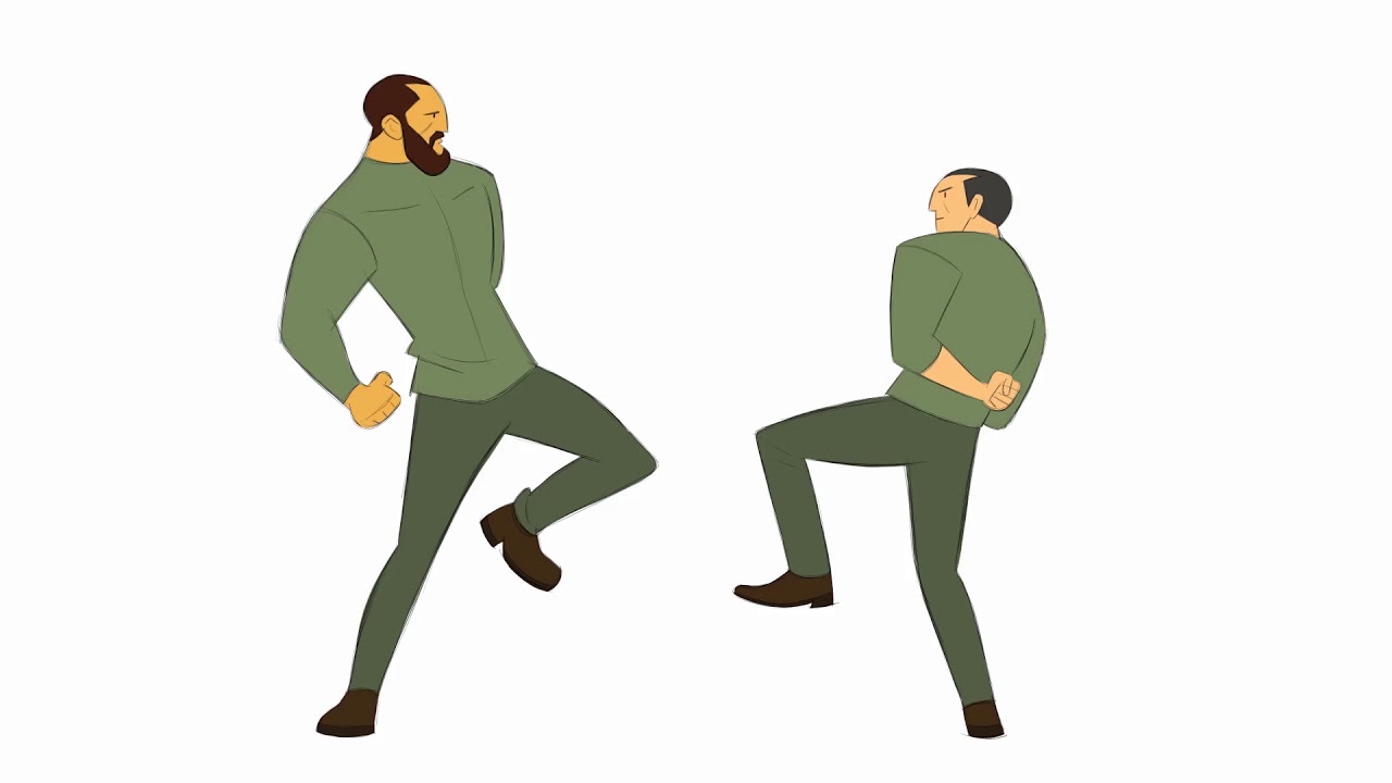 Armenian Soldiers Dance Animation