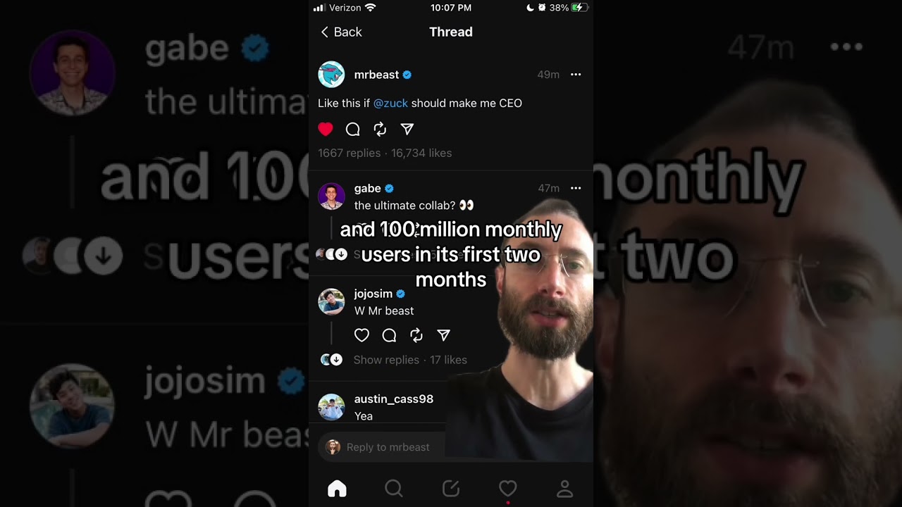 Threads just hit 100 million users, but will these users stick? #technews #threadsapp #instagramthre