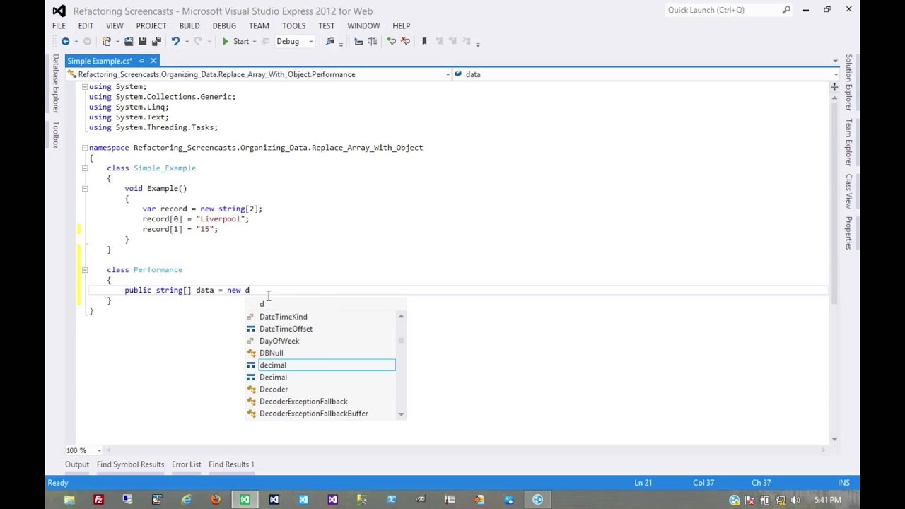 Replace Array With Object