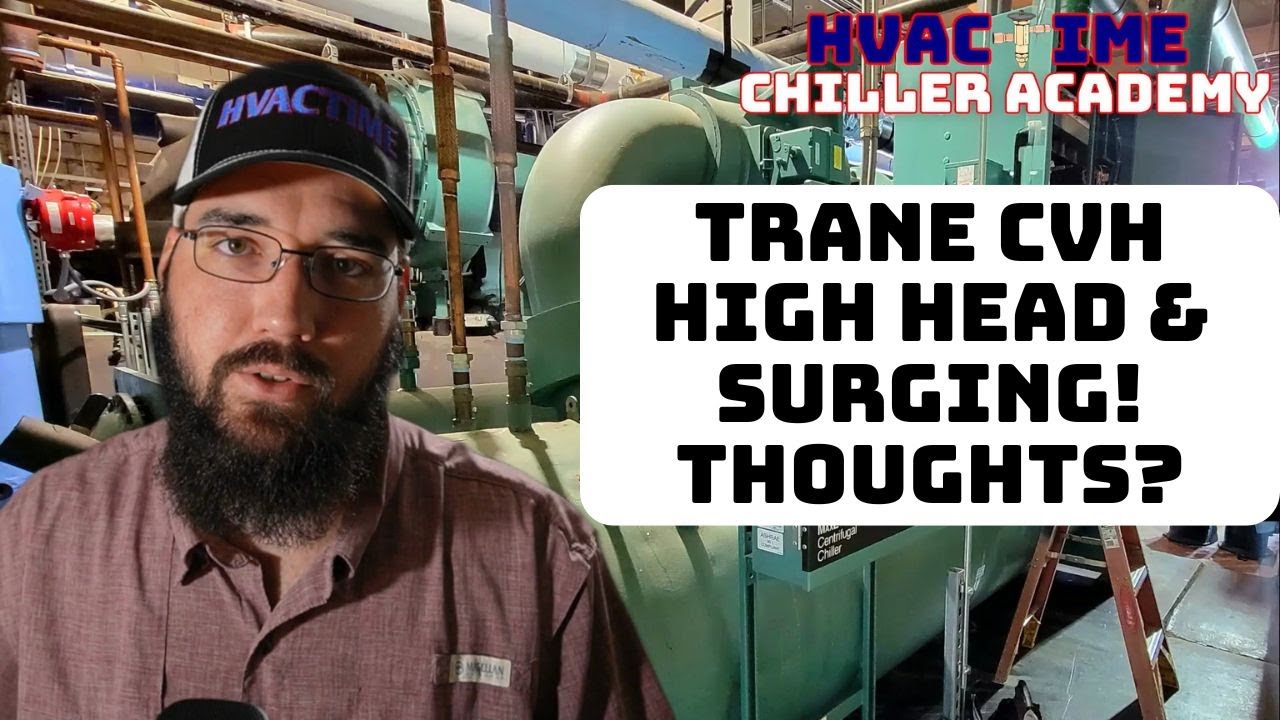 Trane CVH Chiller has High Head & Surging Explained
