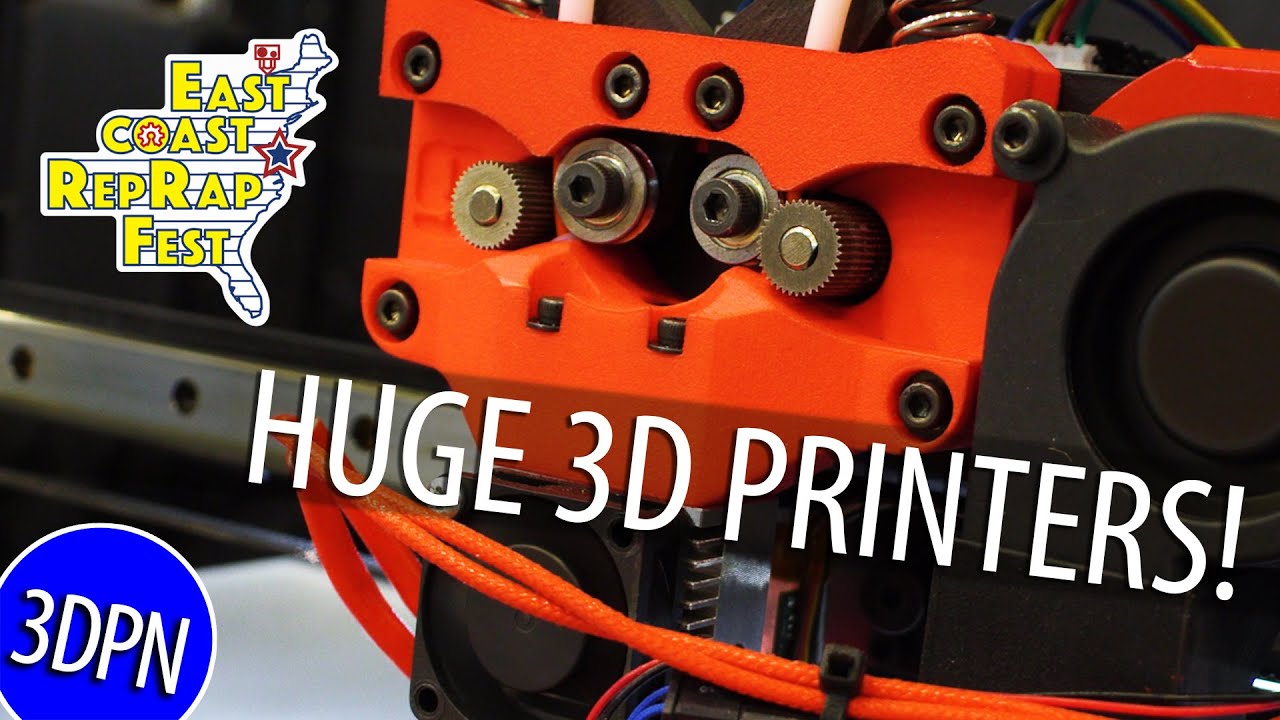 HUGE 3D PRINTERS at East Coast RepRap Festival PART 2