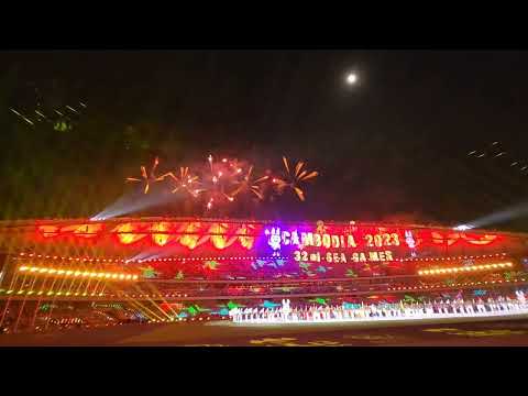 Opening SEA GAMES 2023 CAMBODIA (spectator views 9) Fireworks