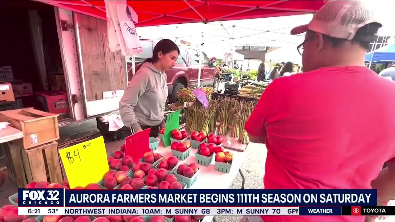 AURORA FARMERS MARKET OPENS FOR THE SEASON