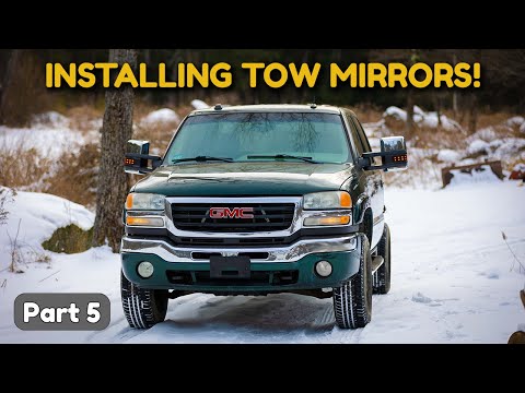 Installing Tow Mirrors on my Project Truck (from Boost Auto Parts) [Duramax Part 5]