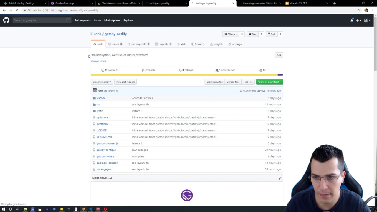 36 Github Netlify Webhook Settings #Gatsby #React #Javascript #PWA #GraphQl #Wordpress