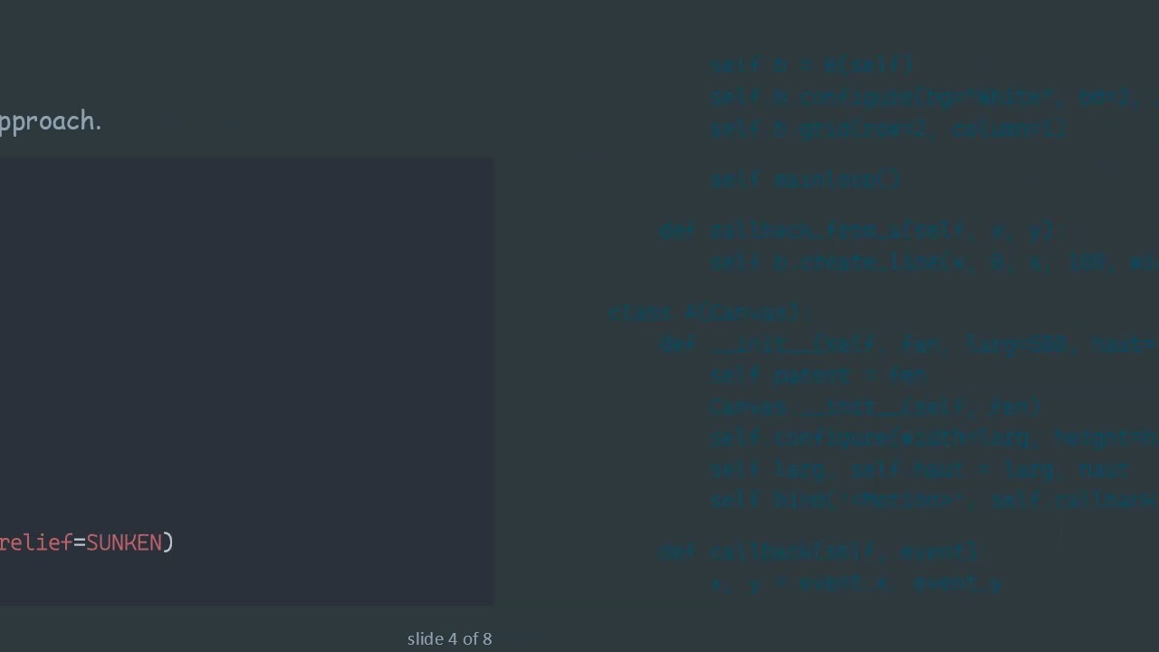 How to Share Mouse Coordinates Between Two Classes in Tkinter