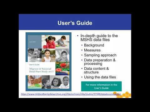How to Access and Use the Migrant and Seasonal Head Start Study Restricted-use Data Sets