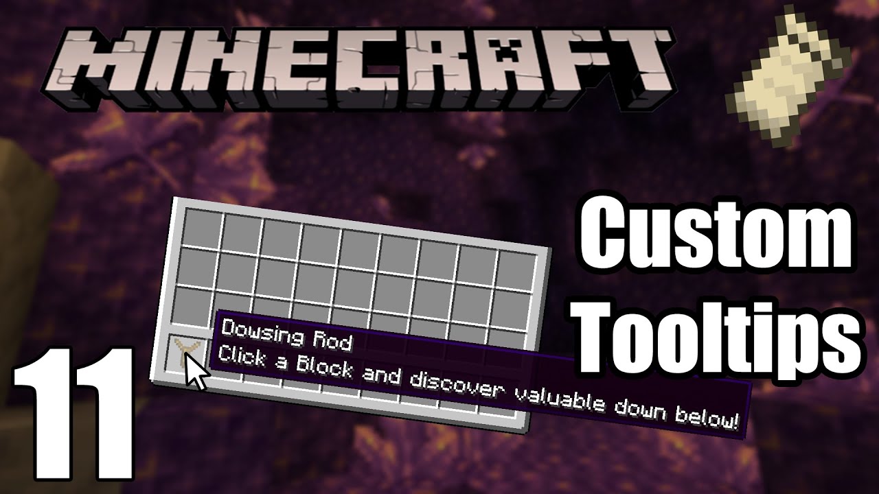Minecraft, but we ADD CUSTOM TOOLTIPS with Fabric