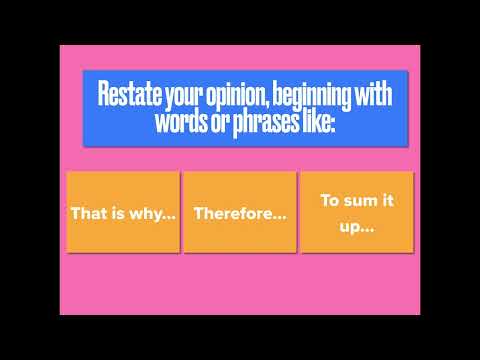 Part 3: How to Write a Concluding Paragraph-Opinion (OSSLT)