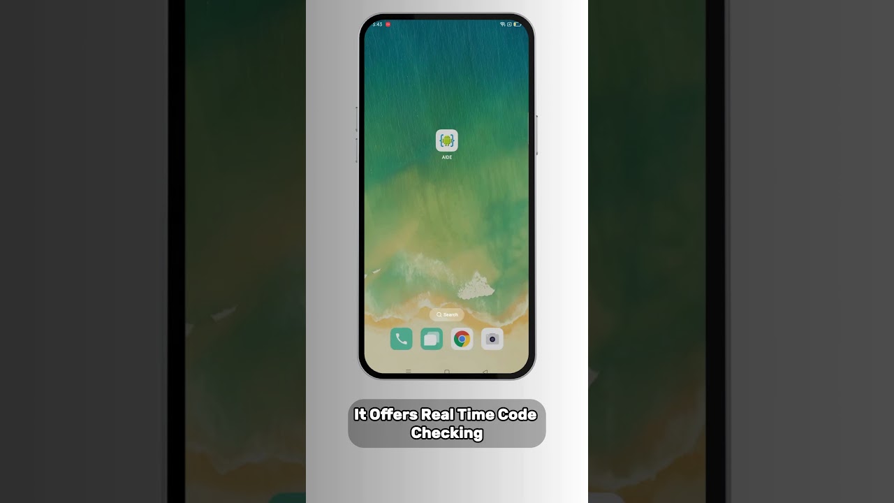 AIDE: Android IDE App in under 1 Minute #shorts