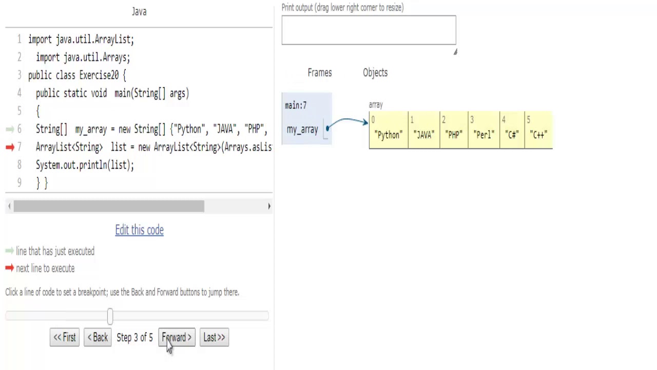 w3resource.com: Java Array Exercise-20