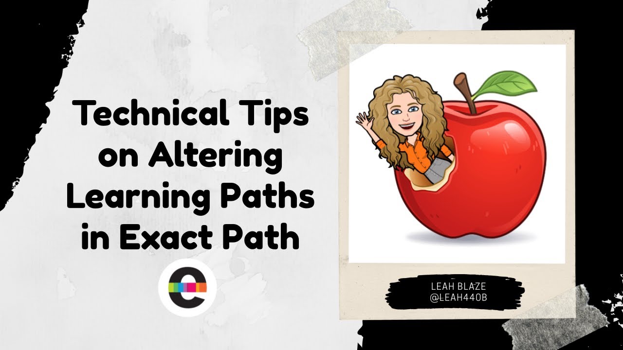Technical Tips on Altering Learning Paths in Exact Path