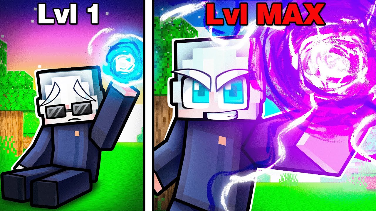 Noob to Max Level GOJO in Minecraft!