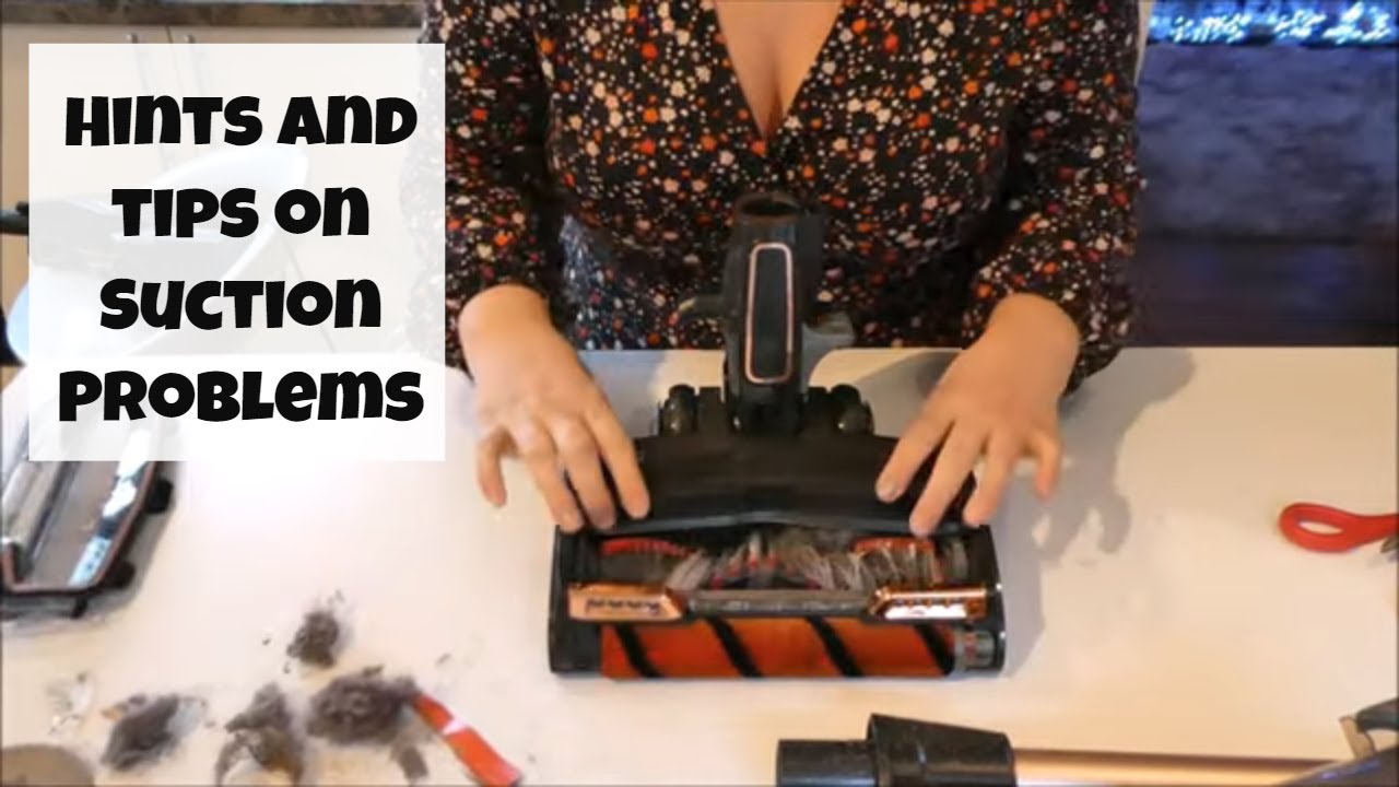 SHARK DUOCLEAN SUCTION TROUBLESHOOTING HINTS AND TIPS