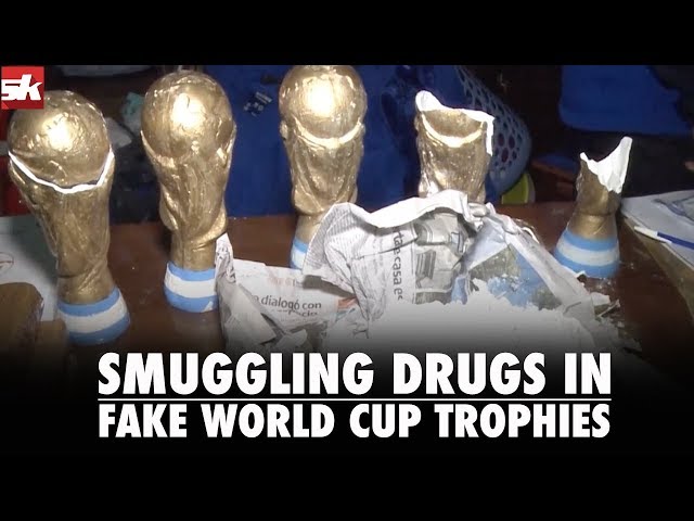 Reports: 1.5kgs of drugs found hidden inside World Cup trophy replicas
