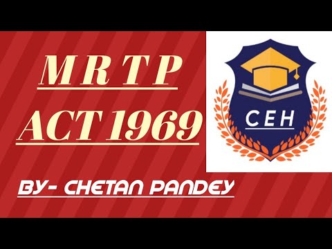 # M R T P ACT 1969 , For B.com-1st yr