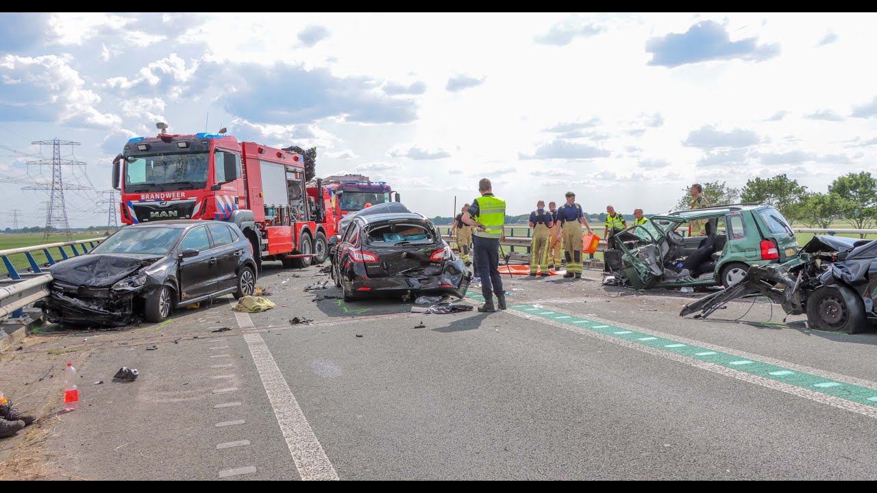 Ernstig ongeval N34 Emmen