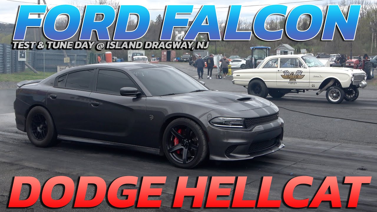 'Lifted' Ford Falcon Looks Hilarious but Drags Dodge Charger Hellcat ...