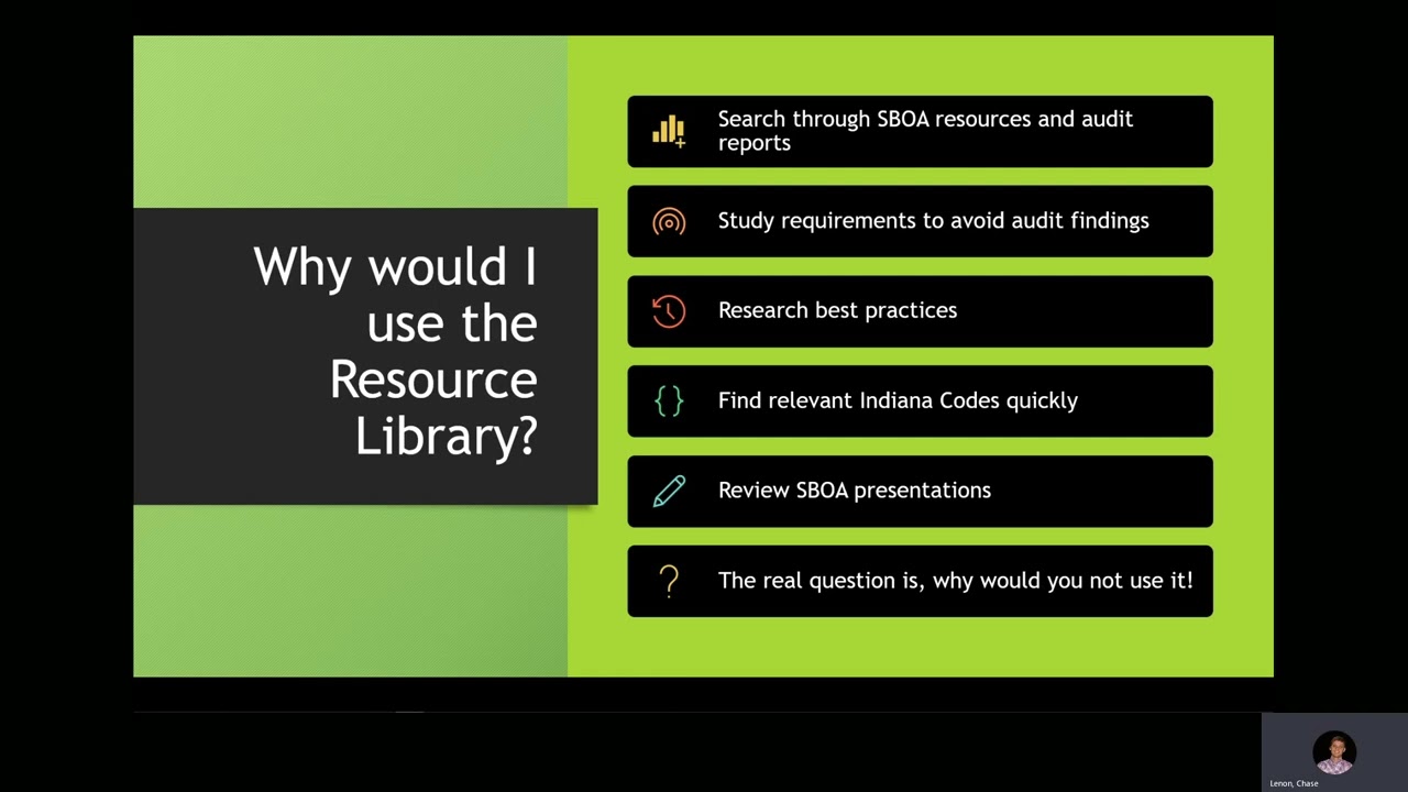 Resource Library Tutorial