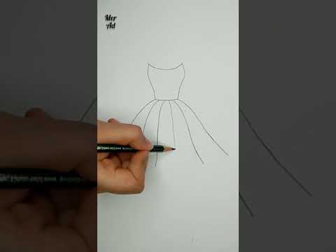 Fashion design drawing easy step by step #art #fashion #drawing #shorts