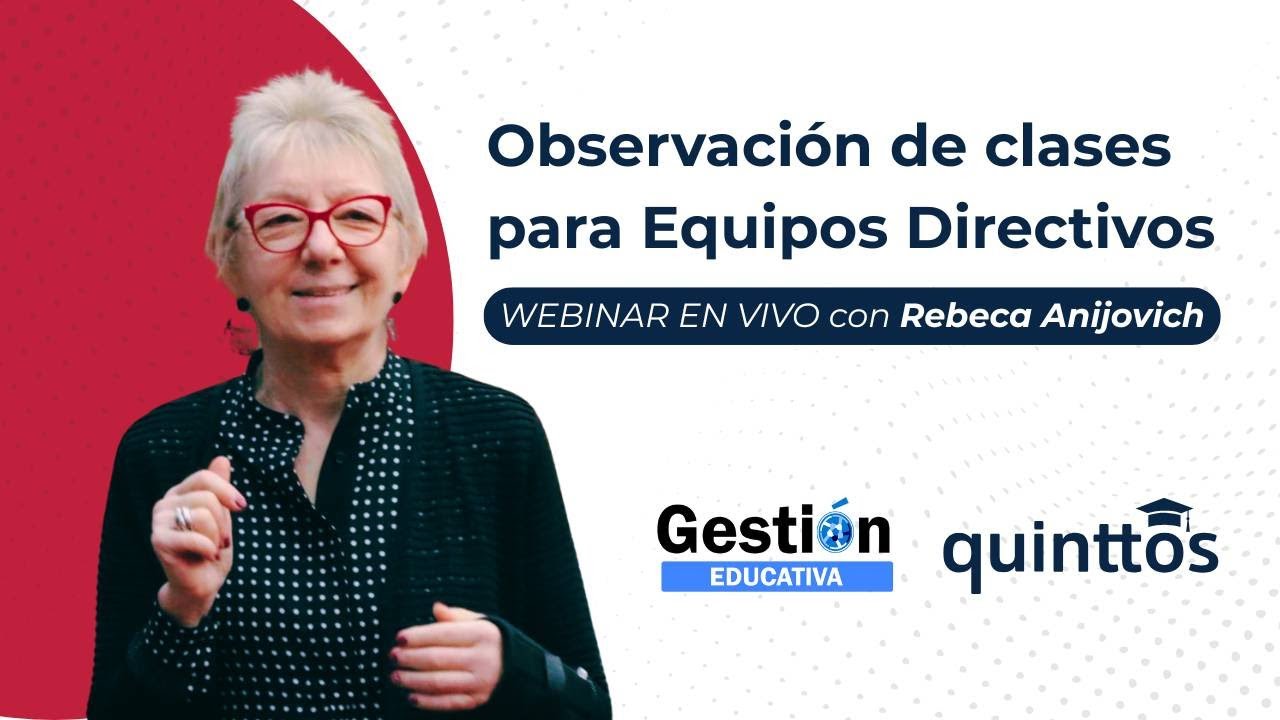 Observación de Clases | Con Rebeca Anijovich | Webinar Completo