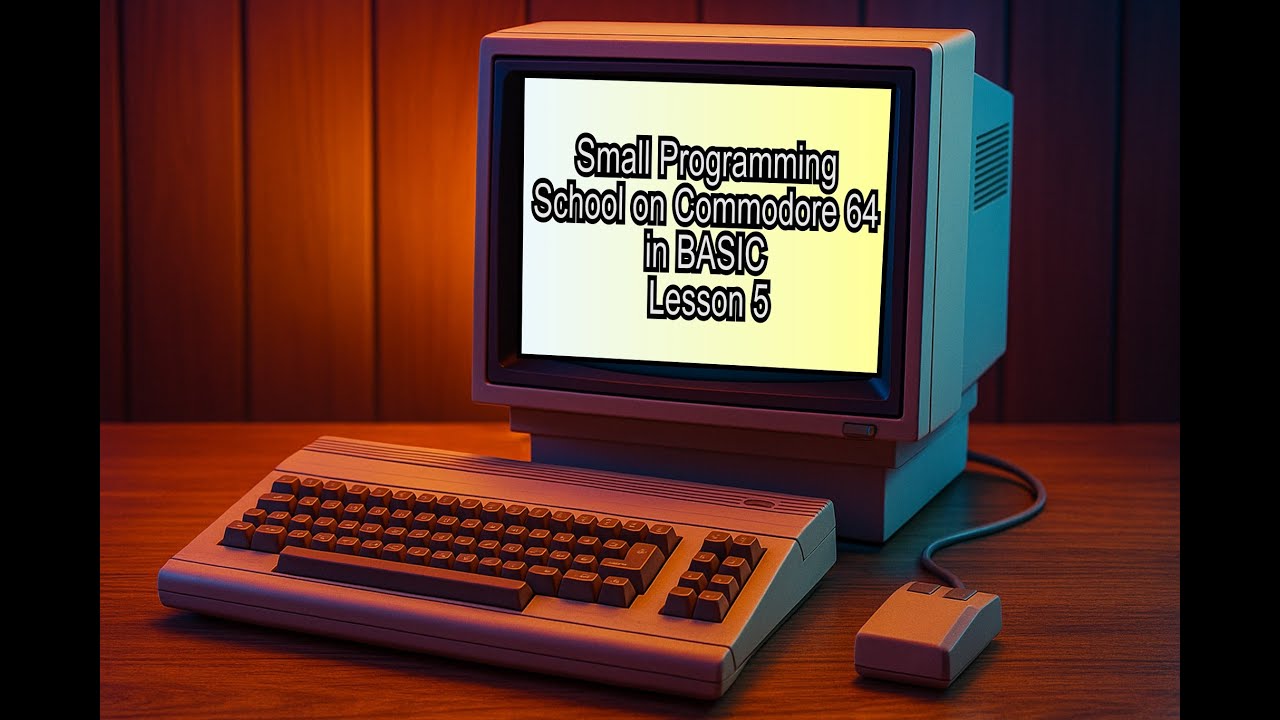 Small Programming School on Commodore 64 in BASIC - Lesson 5