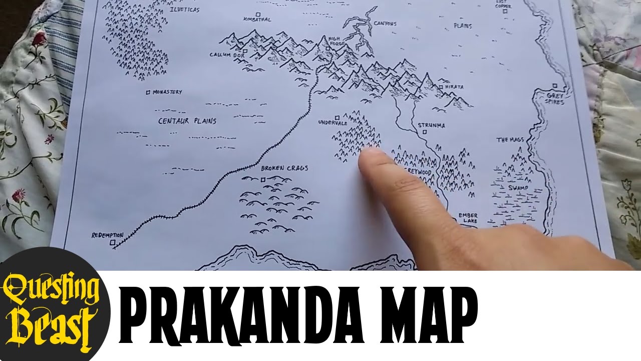 Prakanda: DnD Fantasy Map Showcase
