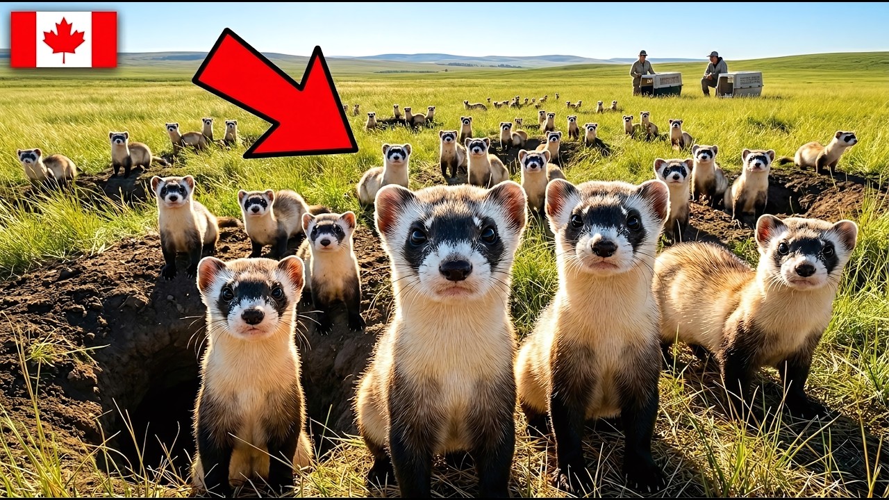 Only 18 Black-Footed Ferrets Were Left on Earth — What Canada Did Next Changed Everything