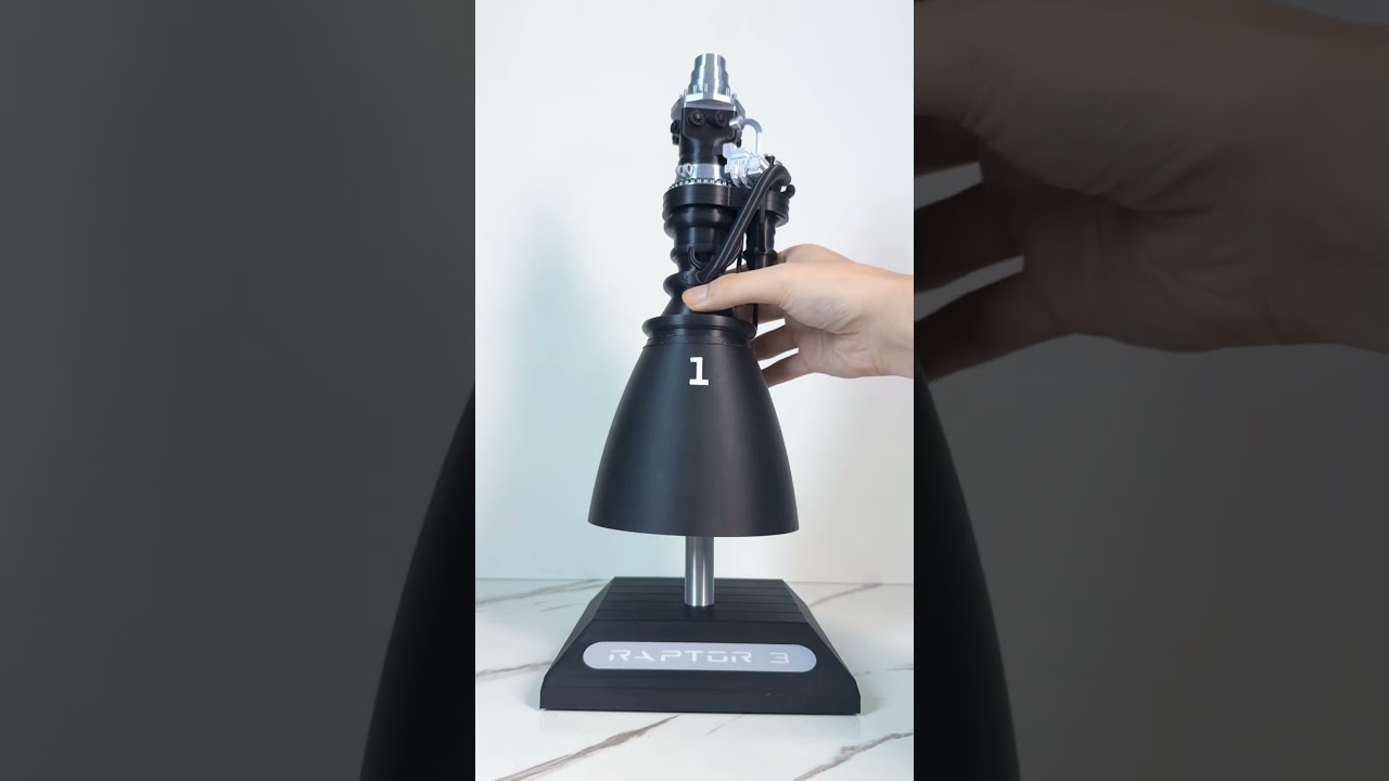 SpaceX Raptor 3 engine model!