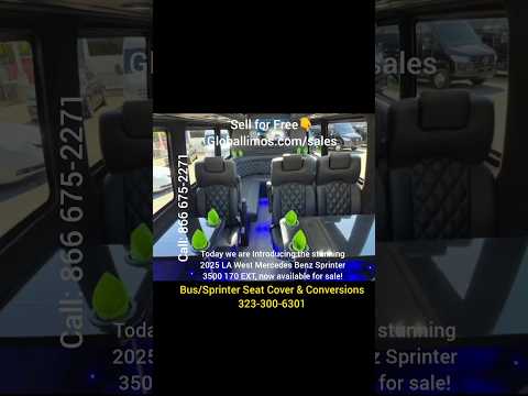 |2025 Mercedes Benz sprinter|Mercedes|Mercedes Benz|Van Shuttle For Sale|Sprinter|Limo Sprinters|