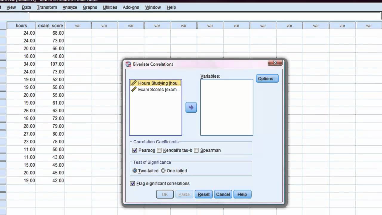 SPSS Tutorial Correlation and Regression