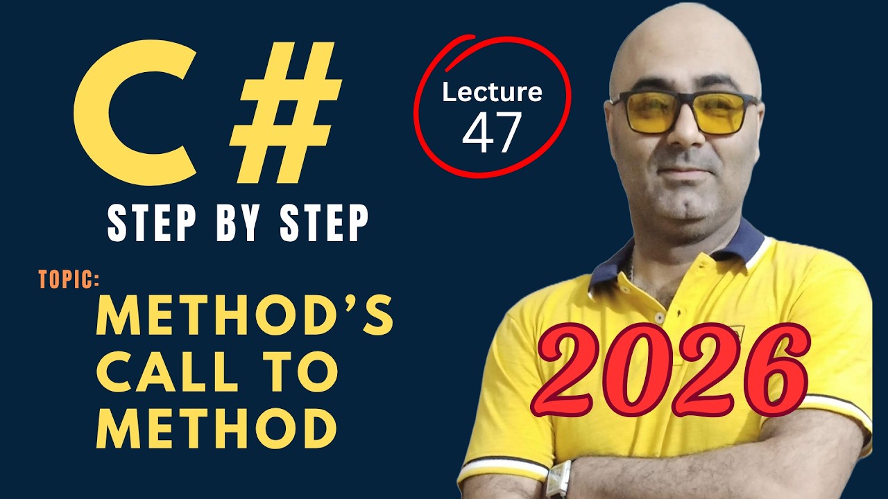 C# Methods calling methods – Beginner Friendly Tutorial –  Csharp programming 2026
