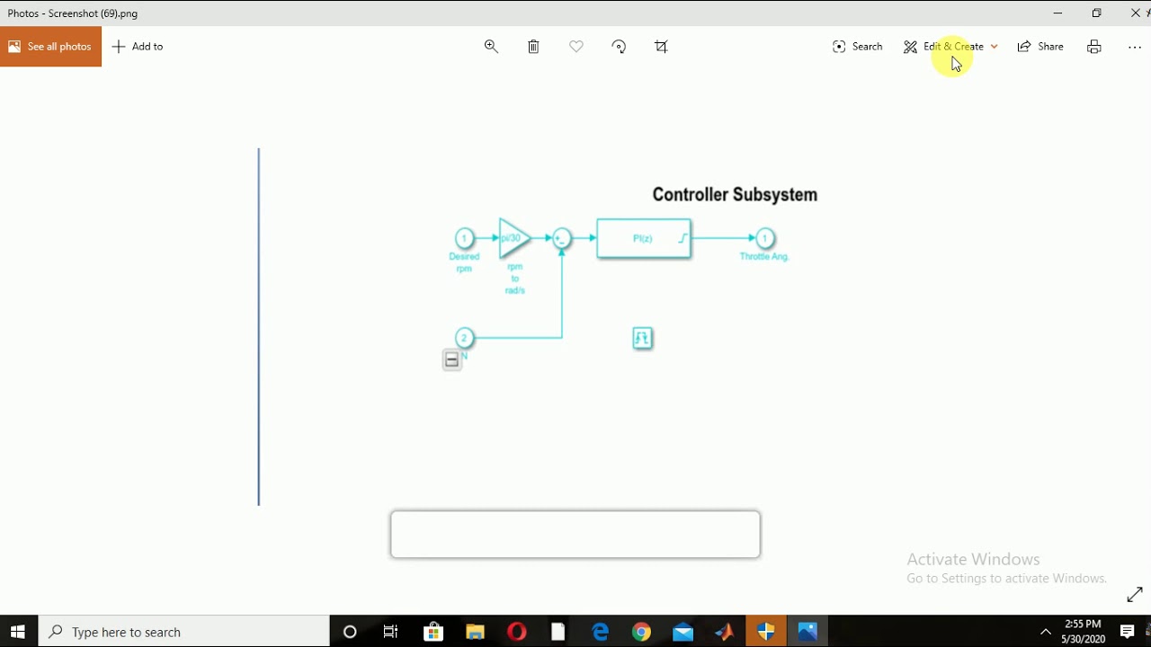 Simulation of Engine Timing model with closed loop control system