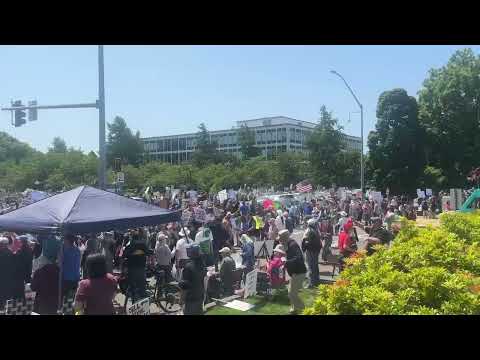 "No Kings" protest in Salem, Oregon
