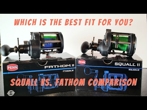 Penn Squall II vs Penn Fathom II, Which One is Your Next Reel?