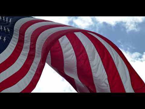 Free Stock Footage - 4k American Flag Waving