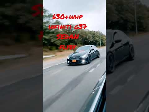 630+WHP Boosted Infiniti G37 *FLYBY* AdminTuned Supercharged sedan 😤🚀